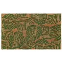 Fu&szlig;matte Wecon Home "Jungle Mat", gr&uuml;n (natur,gr&uuml;n), B:60cm H:18mm L:90cm, Kokos, Teppiche, Fu&szlig;matte, rutschfest, robust, innen, Au&szlig;enbereiche &uuml;berdacht, schwer