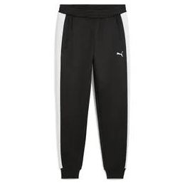 Sporthose Puma "T7 ALWAYS ON Trainingshose Herren", Herren, Gr. S, Normalgr&ouml;&szlig;en, schwarz, Obermaterial: 67% Polyester, 33% Baumwolle. Rippe: 93% Polyester, 7% Elasthan. Seitentasche &ndash; Oben: 100% Baumwolle. Seitentasche &ndash; Unten: 67% Polyester, 33% Baumwolle, unifarben, regular fit, Hosen Sporthose