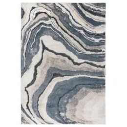 Teppich Obsession "My Bologna 461", blau, B:140cm H:22mm L:200cm, Polypropylen, Teppiche, Teppich