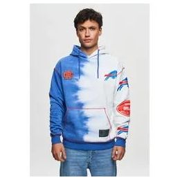 Kapuzensweatshirt Recovered "NFL Bills Ink Dye Effect On", Herren, Gr. 3XL, blau, 100% Baumwolle, bedruckt, normal, ohne Ausschnitt, Sweatshirts, im lockeren Schnitt