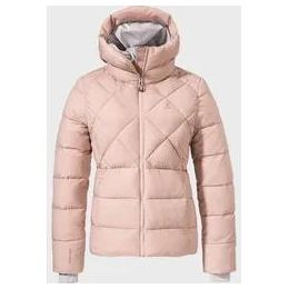 Sch&ouml;ffel Funktionsjacke SCH&Ouml;FFEL "Ins Jacket Boston L", Damen, Gr. 44, pink (3175, pink), Oberstoff: 63% Nylon, 37% Baumwolle; Futter: 100% Polyester; Wattierung: 100% Polyester, regular fit, hoch geschlossener Ausschnitt, Jacken Funktionsjacke