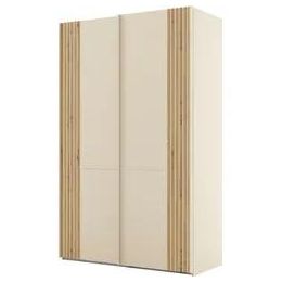 Schwebet&uuml;renschrank Musterring "Isabelle", beige (champagner, dekor), B:148,9cm H:236cm T:67cm, Hartfaserplatte, Holzwerkstoff, Schr&auml;nke, Schwebet&uuml;renschrank, T&uuml;ren mit Lamellenoptik, verschiedene Gr&ouml;&szlig;en und Farben, H&ouml;he 236cm