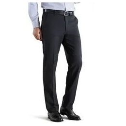 Chinos MEYER "Roma", Herren, Gr. 34, L&auml;nge 32, schwarz, 53% Polyester, 44% Wolle, 3% Elasthan, unifarben, regular fit lang, Hosen, mit Stretch-Dehnbund