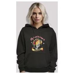 Kapuzenpullover F4NT4STIC "Anti Valentinstag My Herz belongs to tacos", Damen, Gr. 3XL, schwarz, Obermaterial: 65% Baumwolle, 35% Polyester, relaxed fit, Pullover Kapuzenpullover, Premium Qualit&auml;t