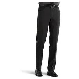 Chinos MEYER "Diego", Herren, Gr. 27, Normalgr&ouml;&szlig;en, schwarz, 53% Polyester, 44% Wolle, 3% Elasthan, unifarben, regular fit lang, Hosen, mit Stretch-Dehnbund