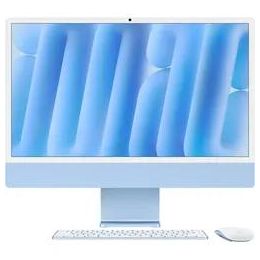 Apple iMac "iMac 24", blau, Mac OS, 16 GB RAM 256 GB SSD, Desktop-PCs, iMac