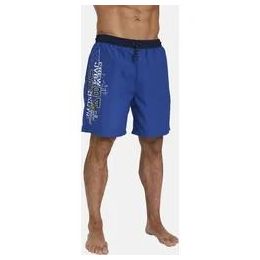 Badeshorts Jan Vanderstorm "Badeshorts JUPPE", Herren, Gr. 3XL, weit, blau (royal blau), Obermaterial: 100% Polyester COOLMAX PES(Coolmax)., Badehosen Badeshorts
