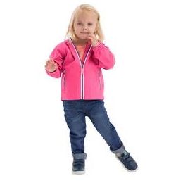 Funktionsjacke "FIOS 10 MNS JCKT", M&auml;dchen, Gr. 98/104, pink (fuchsia), Obermaterial: 100% Polyester;Futter: 100% Polyester, FIRST INSTINCT BY Killtec, Jacken Funktionsjacke, Wasser- und winddicht, &Auml;rmel mit Grow-Up Funktion, Kinnschutz