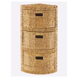 Kommode Heine HOME, beige (natur), B:35cm H:88cm T:35cm, Sideboards, Kommode