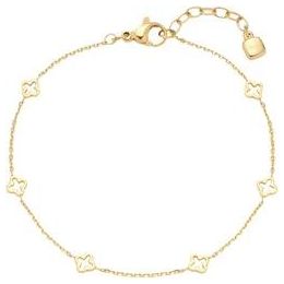 Edelstahlarmband CIAO BY Leonardo "Janna CIAO", gold (gelbgoldfarben), Armb&auml;nder, Damen, 19,5cm, Edelstahl, Edelstahlarmband