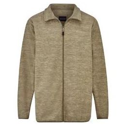 Sweatjacke Babista "Fleecejacke FLOREVERTO", Herren, Gr. 60, beige, Obermaterial: 100% Polyester COOLMAX PES(Coolmax)., Sweatjacken Sweatjacke