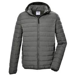 Steppjacke "GS 84 MN QLTD JCKT", Damen, Gr. M, grau (stahlgrau), Obermaterial: 100% Polyester;Futter: 100% Polyester;F&uuml;llung: 100% Polyester, G.I.G.A. DX BY KILLTEC, Jacken Steppjacke, Herren Steppjacke m. abnehm. Kapuze, wasserabweisend, winddicht