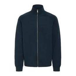 Sweatjacke Casual Friday "Sweatjacke CFSIGURD 0096 zipthrough sweatshirt", Damen, Gr. S, blau (schwarz navy), Obermaterial: 80% Viskose CV. 13% Polyester PES. 7% Elasthan EL., Sweatjacken Sweatjacke