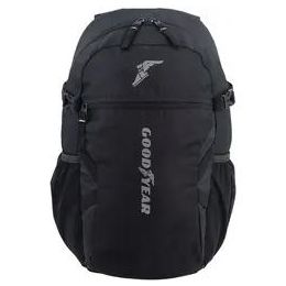 Good Year Cityrucksack GOODYEAR "Adventure", Gr. B/H/T: 30cm, schwarz, Polyurethane, Rucks&auml;cke Cityrucksack, Polyester material
