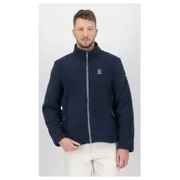 Fleecejacke LPO "REECE MN", Herren, Gr. S, blau (navy), 100% Polyester, Jacken Fleecejacke, Stehkragen, mit Langhaarfleece gef&uuml;ttert