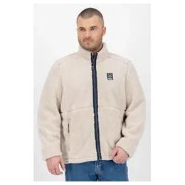 Fleecejacke LPO "REECE MN", Herren, Gr. XXL, grau (wind chime), 100% Polyester, Jacken Fleecejacke, Stehkragen, mit Langhaarfleece gef&uuml;ttert