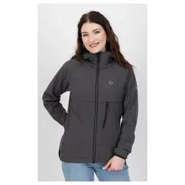 Fleecejacke LPO "NELLY WMN", Damen, Gr. 34 (XS), grau (asphalt), 94% Polyester, 6% Elasthan, Jacken Fleecejacke