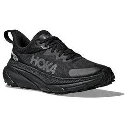 Laufschuh Hoka One One "CHALLENGER 7 GORE-TEX", Damen, Gr. 36,5, schwarz, schwarz, Synthetik, Textil, Schuhe Laufschuh, wasserdichter Trailrunningschuh