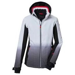 Skijacke Killtec "KSW 63 WMN SKI JCKT", Damen, Gr. 40, beige (naturwei&szlig;), Oberstoff: 100% Polyester, Futter: 100% Polyester, Wattierung: 100% Polyester (recycelt), Jacken Skijacke, Atmungsaktive, wasserdichte Damen Skijacke mit abnehmbarer Kapuze