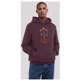 Kapuzenpullover F4NT4STIC "Guns 'n' Roses Appetite For Destruction", Herren, Gr. 3XL, rot (maroon), Obermaterial: 80% Baumwolle, 20% Polyester, relaxed fit, Pullover Kapuzenpullover, Premium Qualit&auml;t Streetwear