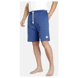 Shorty Jan Vanderstorm "2er Pack Schlafshorts CHARLE", Damen, Gr. XXXL, blau, Obermaterial: 100% Baumwolle CO., Homewear-Sets Shorty