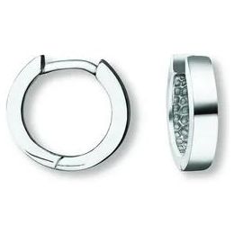 Paar Creolen ONE ELEMENT "Ohrringe Creolen aus 925 Silber &Oslash; 11,5 x 2,6 mm", silber, Ohrringe, Damen, Damen, Silber 925 (Sterlingsilber), Fein gearbeitet &ndash; angenehm zu tragen und vielseitig kombinierbar
