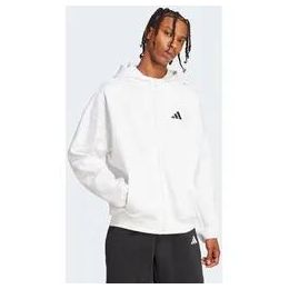 Kapuzensweatshirt Adidas SPORTSWEAR "FUTURE ICONS SMALL LOGO", Herren, Gr. 3XL, wei&szlig;, Obermaterial: 68% Baumwolle, 32% Polyester, angesetztes B&uuml;ndchen, Sweatshirts