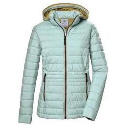 Steppjacke "GS 69 WMN QLTD JCKT", Damen, Gr. 40, blau (hellt&uuml;rkis), Obermaterial: 100% Polyester;Futter: 100% Polyester;F&uuml;llung: 100% Polyester, G.I.G.A. DX BY KILLTEC, Jacken Steppjacke, Wasserabweisende, winddichte, atmungsaktive Damen Steppjacke