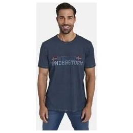 T-Shirt Jan Vanderstorm "T-Shirt DIETHELM", Herren, Gr. 5XL, blau (dunkelblau), Obermaterial: 100% Baumwolle CO., Shirts T-Shirt