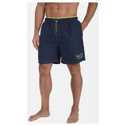 Badeshorts Jan Vanderstorm "Badeshorts LEEMES", Herren, Gr. XXL, weit, blau (dunkelblau), Obermaterial: 100% Polyester COOLMAX PES(Coolmax)., Badehosen Badeshorts