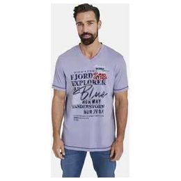 T-Shirt Jan Vanderstorm "T-Shirt NORDGER", Herren, Gr. XXL, lila (helllila), Obermaterial: 100% Baumwolle CO., Shirts T-Shirt