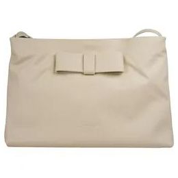 Umh&auml;ngetasche Samantha Look, Damen, Gr. B/H/T: 34cm x 23cm x 8cm onesize, beige, Leder, clean, Taschen Umh&auml;ngetasche, echt Leder, Made in Italy