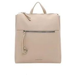 Rucksack SURI FREY "Rucksack SFY Debby", Damen, Gr. B/H/T: 30cm x 37cm x 12cm, beige (sand 420), Obermaterial: 70% PVC PVC. 30% Polyurethan PU., Rucks&auml;cke Rucksack