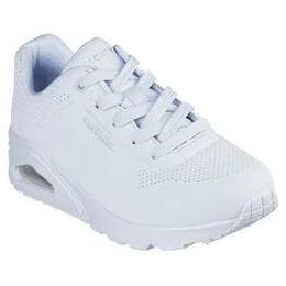 Sneaker Skechers "Street Uno - Stand on Air", Damen, Gr. 38, blau (hellblau), Lederimitat, Schuhe Sneaker, Freizeitschuh, Halbschuh, Schn&uuml;rschuh mit Memory Foam, Topseller