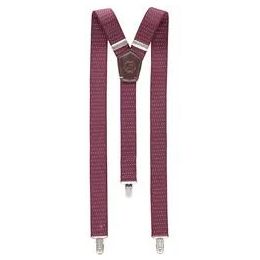 Hosentr&auml;ger Lerros "Hosentr&auml;ger mit Punkten", Herren, Gr. Normalgr&ouml;&szlig;en, rot (wine rot), 70% Polyester, 30% Elasthan, Hosentr&auml;ger