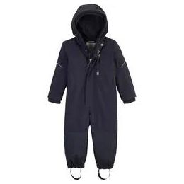 Overall "FIOW 10 MNS SFTSHLL ONPC", M&auml;dchen, Gr. 98/104, Normalgr&ouml;&szlig;en, blau (navy), Oberseite: 100% Polyester;R&uuml;ckseite: 100% Polyester;Obermaterial 2: 100% Polyester, FIRST INSTINCT BY Killtec, Overalls Overall, Softshell Overall: atmungsaktiv, 10.000 mm Wassers&auml;ule, warmes Fleece