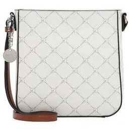 Umh&auml;ngetasche Tamaris "Umh&auml;ngetasche TAS Anastasia", Damen, Gr. B/H/T: 23cm x 24cm x 7cm 0, wei&szlig; (ecru 320), PVC, Taschen Umh&auml;ngetasche