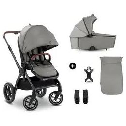 Kombi-Kinderwagen hauck "Comfort N Care Air", Kinder, grau (dunkelgrau), Aluminium, Polyester, Kinderwagen, Belastbarkeit bis 22 kg