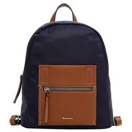 Rucksack Tamaris "Rucksack TAS Fabrizia", Damen, Gr. B/H/T: 29cm x 34cm x 13cm, blau (blau 500), Polyester, Rucks&auml;cke Rucksack