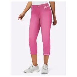 5-Pocket-Jeans Ascari, Damen, Gr. 52, Normalgr&ouml;&szlig;en, pink (fuchsia), 91% Baumwolle, 6% Polyester, 3% Elasthan, unifarben, lang, Jeans 5-Pocket-Jeans