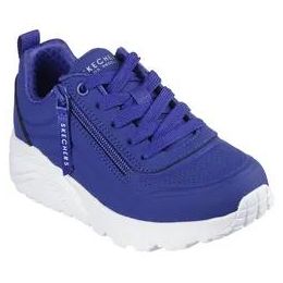 Sneaker Skechers "UNO LITE", M&auml;dchen, Gr. 34, blau (navy), Lederimitat, unifarben, Schuhe Sneaker, Plateausneaker, Chunky Sneaker, Keilsneaker mit cooler Laufsohle