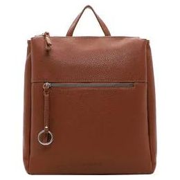 Rucksack SURI FREY "Rucksack SFY Debby", Damen, Gr. B/H/T: 30cm x 37cm x 12cm, braun (cognac 700), Obermaterial: 70% PVC PVC. 30% Polyurethan PU., Rucks&auml;cke Rucksack