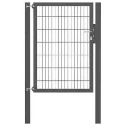 GAH Alberts Zauneinzelt&uuml;r ALBERTS "Flexo Plus", grau (anthrazit), B:100cm H:140cm, Stahl, Tore, anthrazit, verschiedene Abmessungen