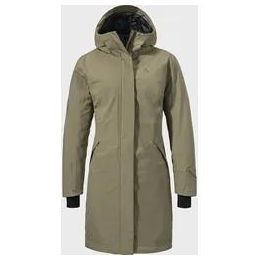 Sch&ouml;ffel Parka SCH&Ouml;FFEL "Urban Ins Coat Style Gregale WMS", Herren, Gr. 42, braun (4725, braun), Oberstoff: Aussenseite: 100% Polyester; (Membran: Thermoplastisches Polyurethan); Futter: 100% Polyester; Wattierung: 100% Polyester, regular fit, hoch geschlossener Ausschnitt, Jacken Parka