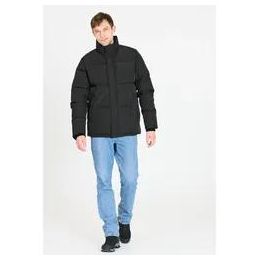Steppjacke WEATHER REPORT "Klippan", Herren, Gr. XL, schwarz, 100% Polyester, unifarben, normal, hoch geschlossener Ausschnitt, Jacken Steppjacke, mit wasserabweisender Membran und warmem Polster