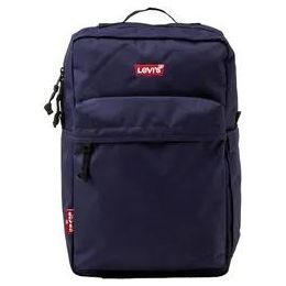 Levi's Schultertasche LEVI'S "Rucksack", Damen, Gr. B/H/T: 26,5cm x 40,5cm x 13cm 0, blau (navy), Obermaterial: 100% Polyester PES., Taschen Schultertasche