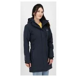 Winterjacke DEPROC ACTIVE "MONTREAL LONG WMN", Herren, Gr. 36/38 (M), blau (navy), 96% Polyester; 4% Elasthan, Windstopperb&uuml;ndchen mit Daumenl&ouml;chern,mit Schneefang,mit verstellbarem Klettverschluss, Jacken Winterjacke, auch in Gro&szlig;en Gr&ouml;&szlig;en erh&auml;ltlich