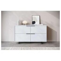 Sideboard OTTO HOME "Dinant", wei&szlig;, B:150cm H:86cm T:38cm, Spanplatte, Sideboards, Sideboard, Kommode, mit 4 Klappen, Breite 150 cm