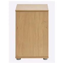 Schuhschrank Heine HOME, braun (eichefarben), B:40cm H:60,5cm T:38,5cm, Kunststoff, MDF, Schr&auml;nke, Schuhschrank
