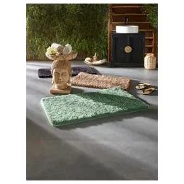 Badematte Heine HOME Gr. 4, gr&uuml;n (mint), rechteckig (70cm x 110cm ), 1 Stk., Badematten, Badematte